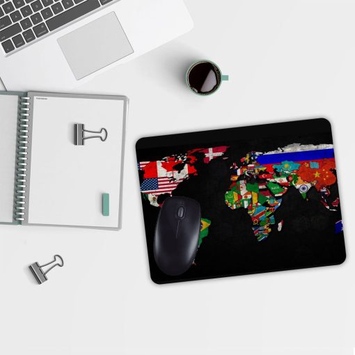 Map Wallpaper Mouse Pad - Zapvi