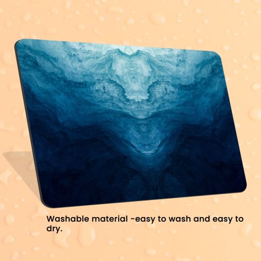 Abstract Art Blue Mouse Pad - Zapvi