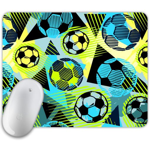 Seamless Textile Football Mouse Pad - Zapvi