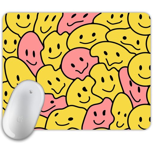 Funny Smile Crazy Mouse Pad - Zapvi