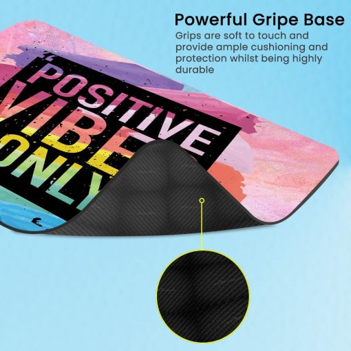 Positive Vibes Only Mouse Pad - Zapvi