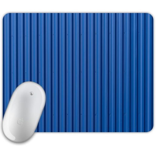 Striped Blue Wave Mouse Pad - Zapvi
