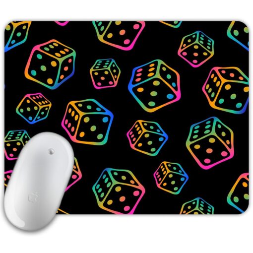 Crazy Rainbow Seamless Mouse Pad - Zapvi