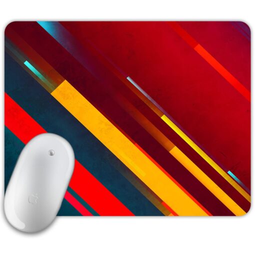 Cross Stripe Bg Mouse Pad - Zapvi