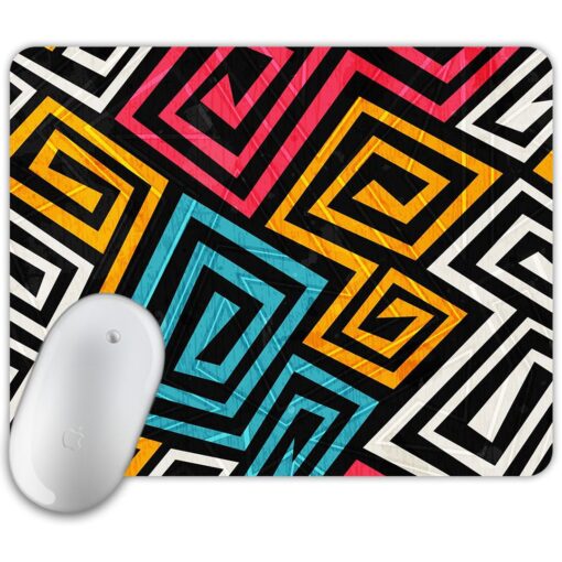 Bright Color Spiral Mouse Pad - Zapvi