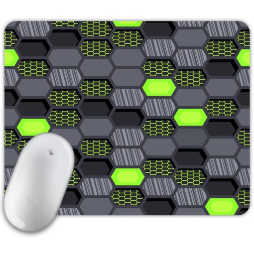 Seamless Pattern Hexagonal Mouse Pad - Zapvi