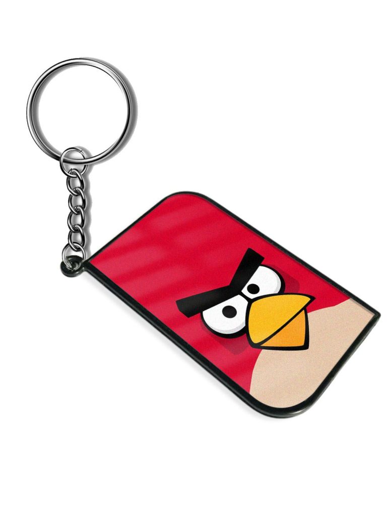 Buy Angry Bird Printed Curverectangle Keychain at ₹ 29 Only