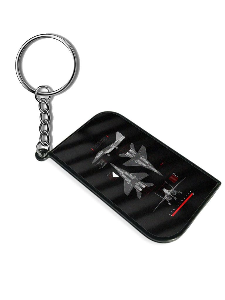 Buy Air Fighter Printed Curverectangle Keychain at ₹ 29 Only