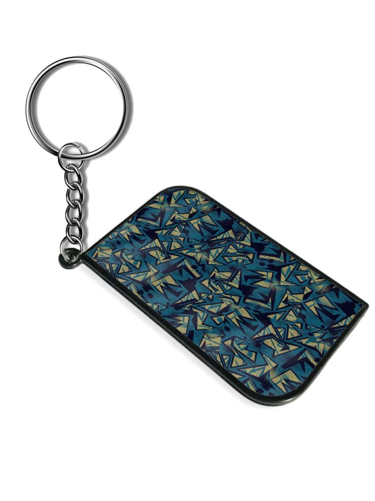 Buy Seamless Abstract Urban Printed Curverectangle Keychain at ₹ 29 Only