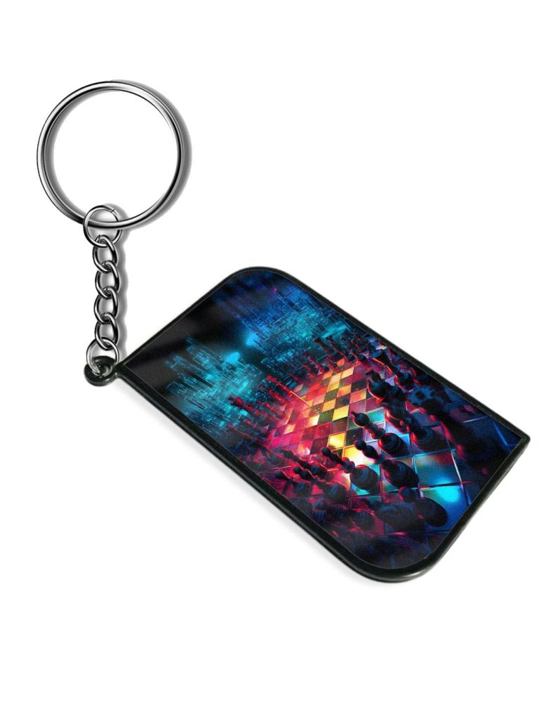 Buy Chess Table Printed Curverectangle Keychain at ₹ 29 Only