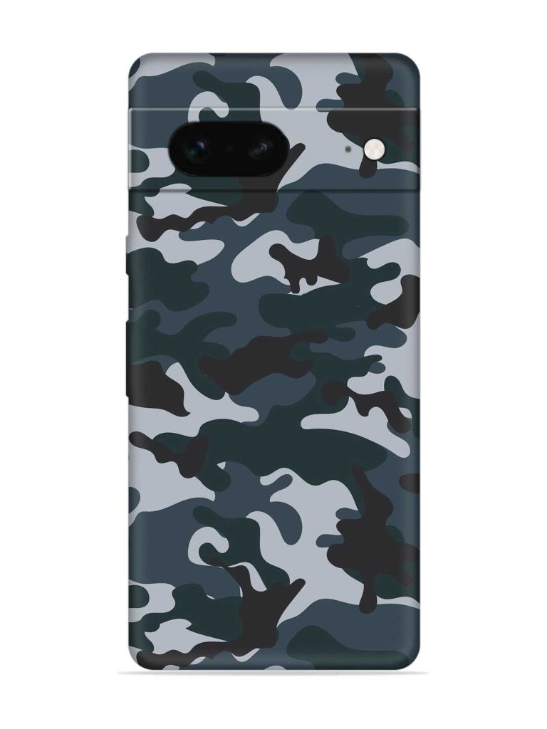Buy Dark Blue Army Military Art Embossed Soft Silicone Case for Google ...