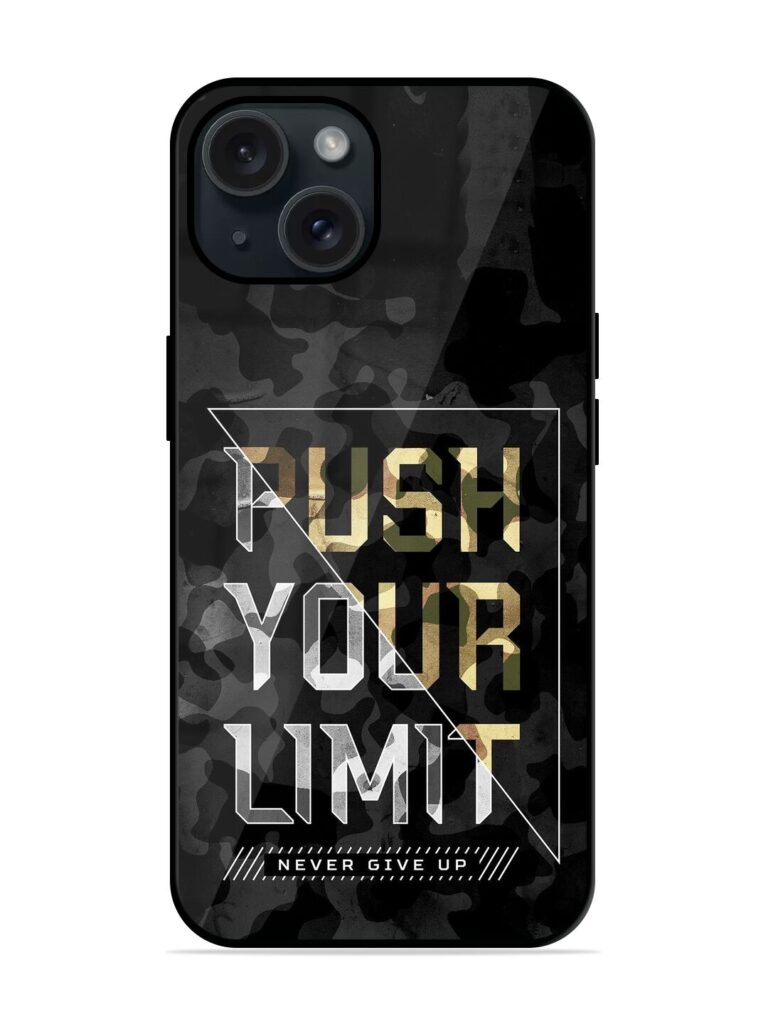 Buy Push Your Limits Glossy Metal TPU Case at Rs. 249 Only - Zapvi