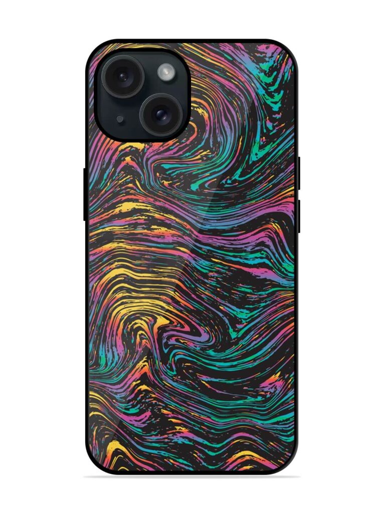 Buy Abstract Liquid Colors Glossy Metal TPU Case at Rs. 249 Only - Zapvi