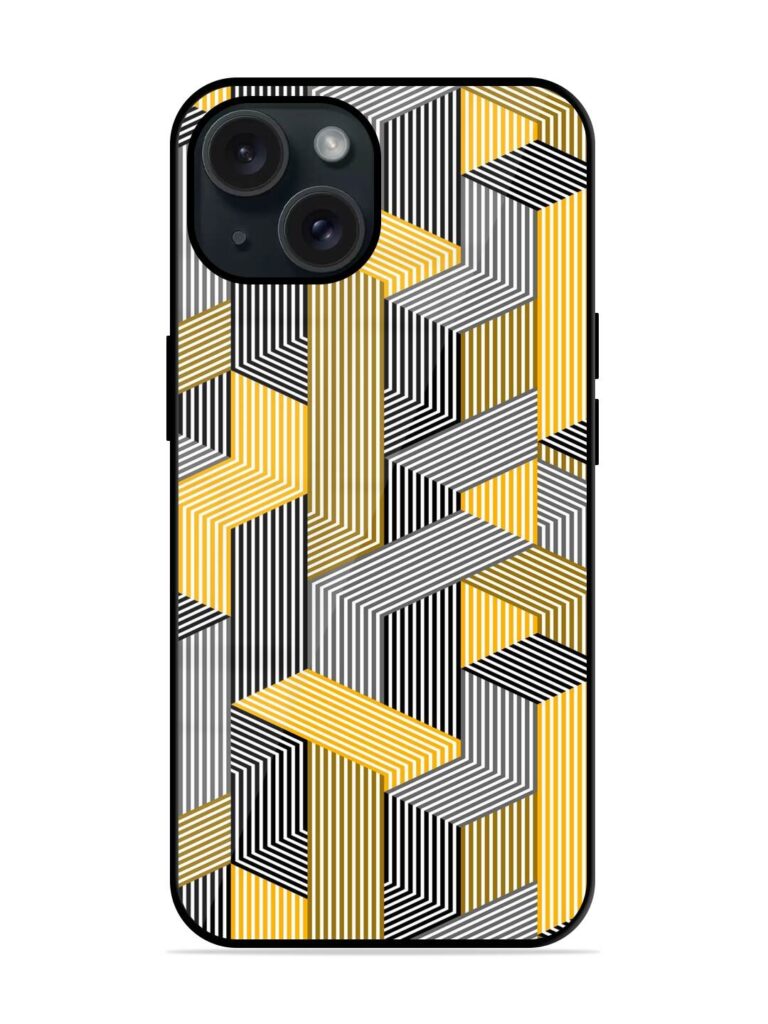 Buy 3D Dimensional Lined Glossy Metal TPU Case at Rs. 249 Only - Zapvi