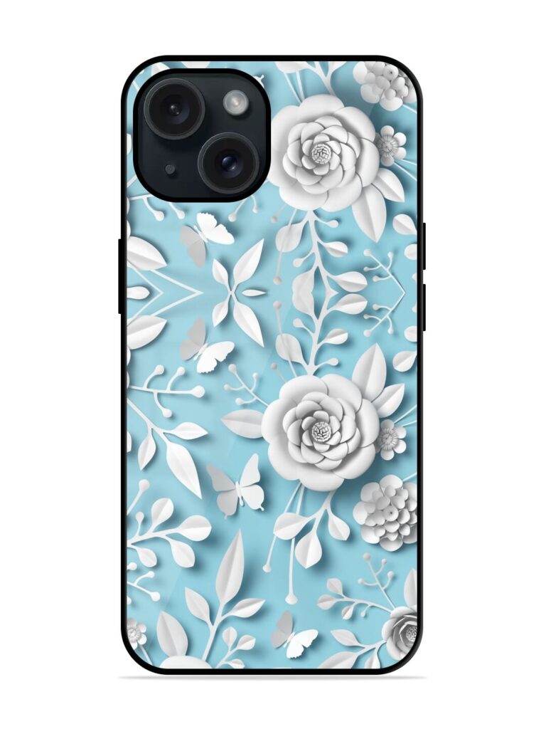 Buy 3D Rendering White Glossy Metal TPU Case at Rs. 249 Only - Zapvi
