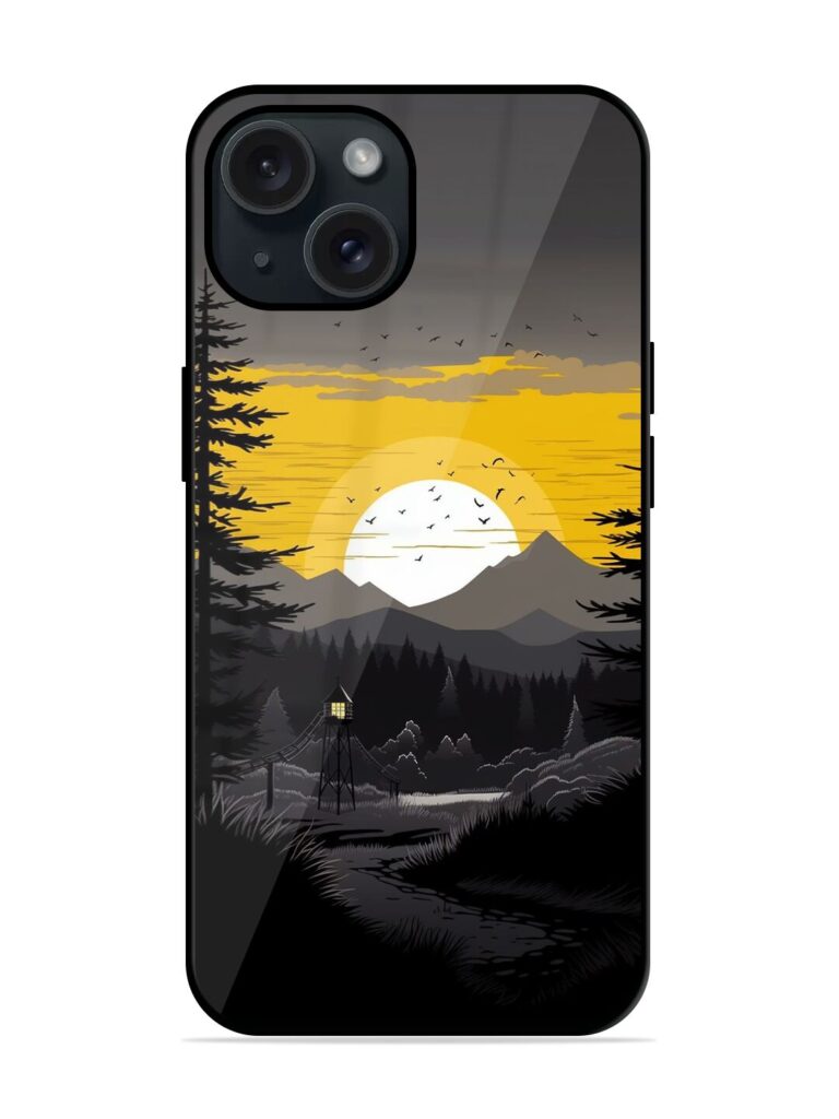Buy Sunset Vector Glossy Metal TPU Case at Rs. 249 Only - Zapvi
