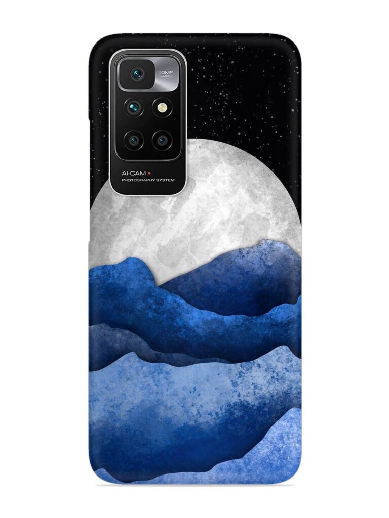 Buy Full Moon Mountain Vector Snap Case for Xiaomi Redmi 10 Prime (2022 ...