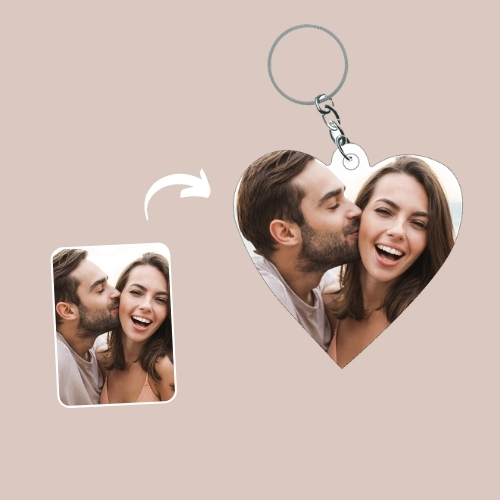 Photo Keychain | Buy Customized Keychain Online India at Zapvi