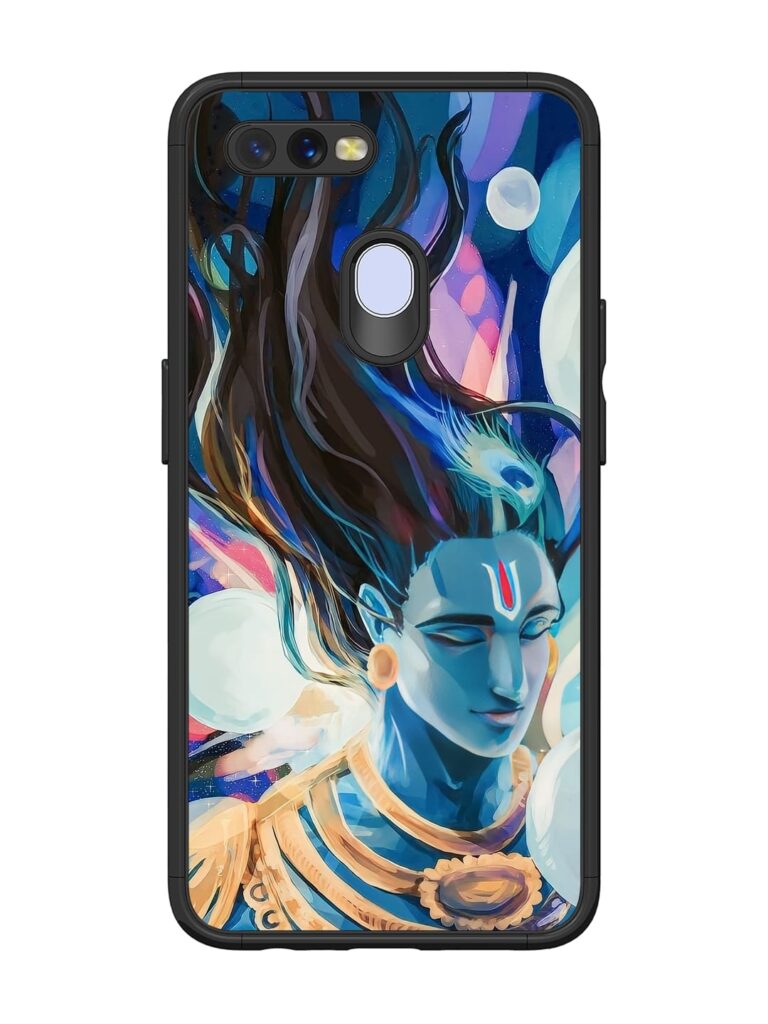 Buy Bhagwan Sri Krishna Glossy Metal Phone Cover for Oppo A5S at Rs ...