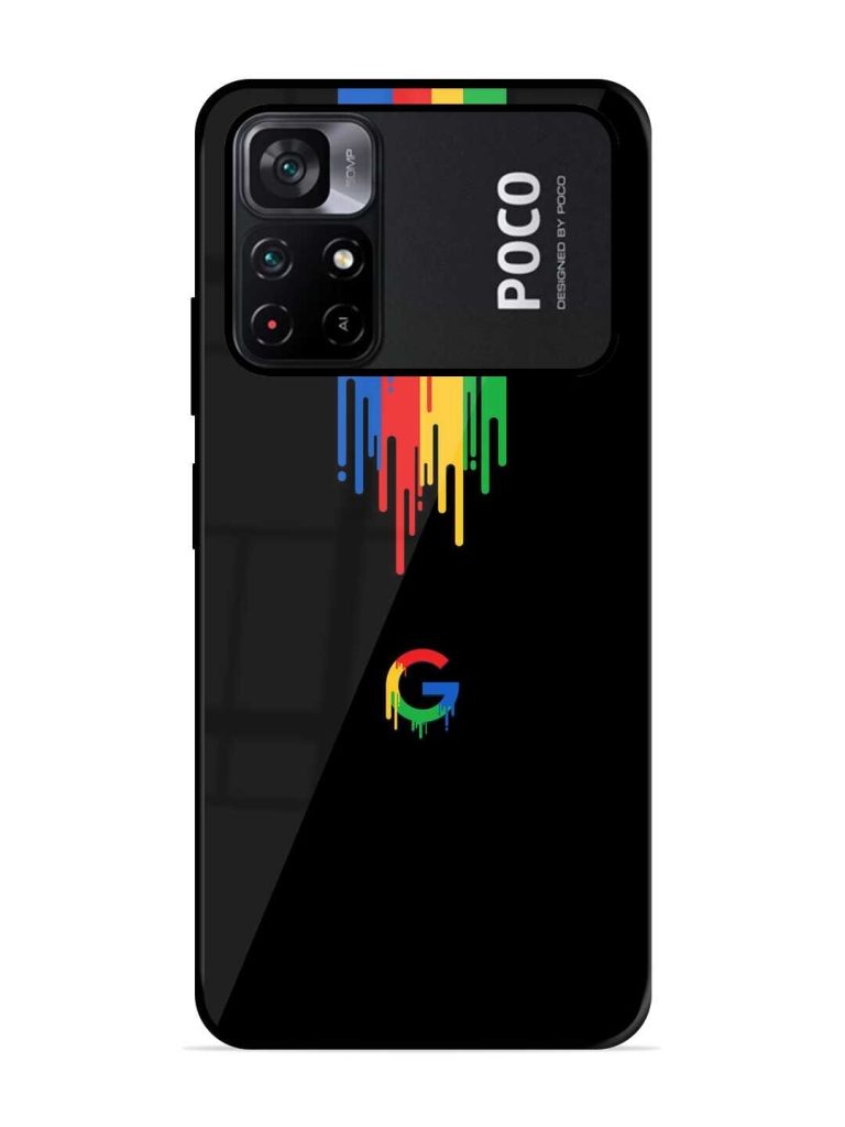 Buy Google Logo Glossy Metal Phone Cover for Poco M4 Pro (5G) at Rs ...