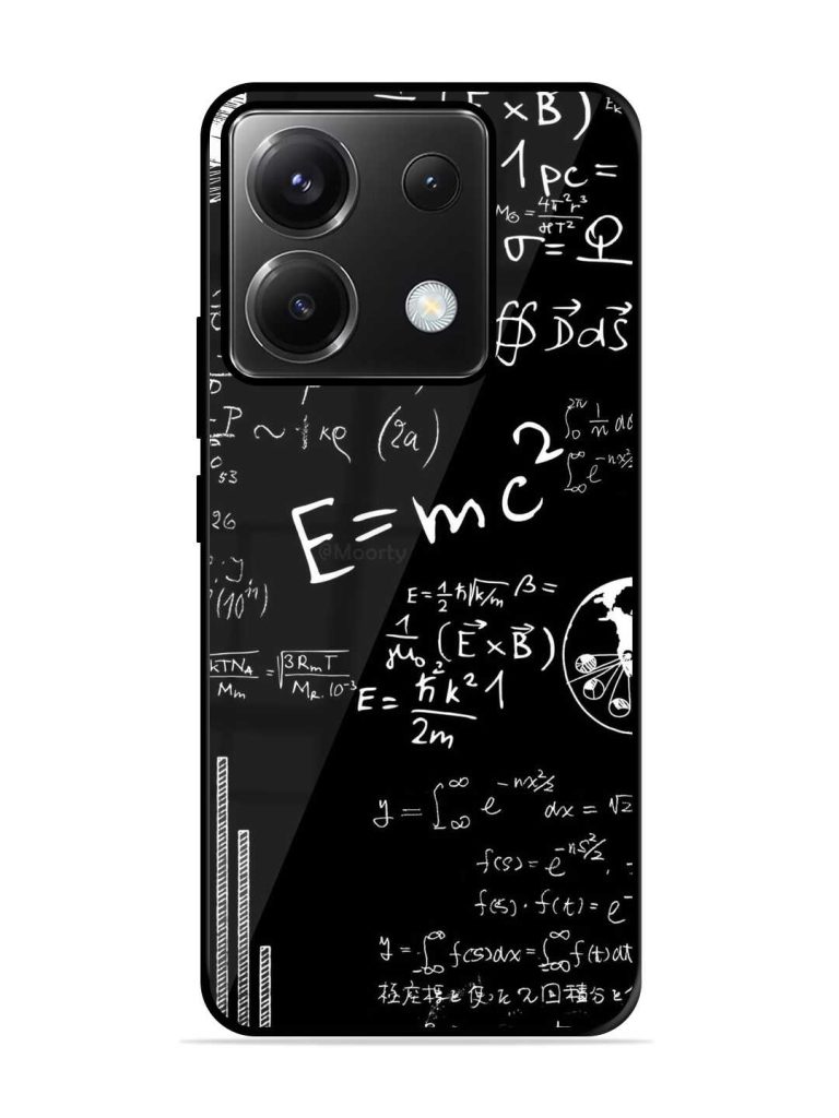 Buy E=Mc2 Mass?Energy Equivalence Glossy Metal Phone Cover for Poco X6 ...
