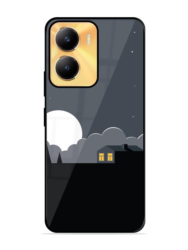 Buy Full Moon Vector Art Glossy Metal Phone Cover for Vivo Y56 (5G) at ...