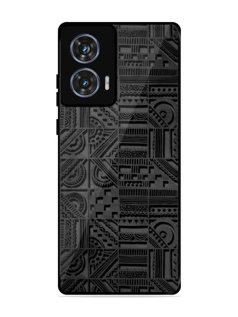 Buy Seamless Pattern Glossy Metal Phone Cover for Motorola Moto G85 (5G ...