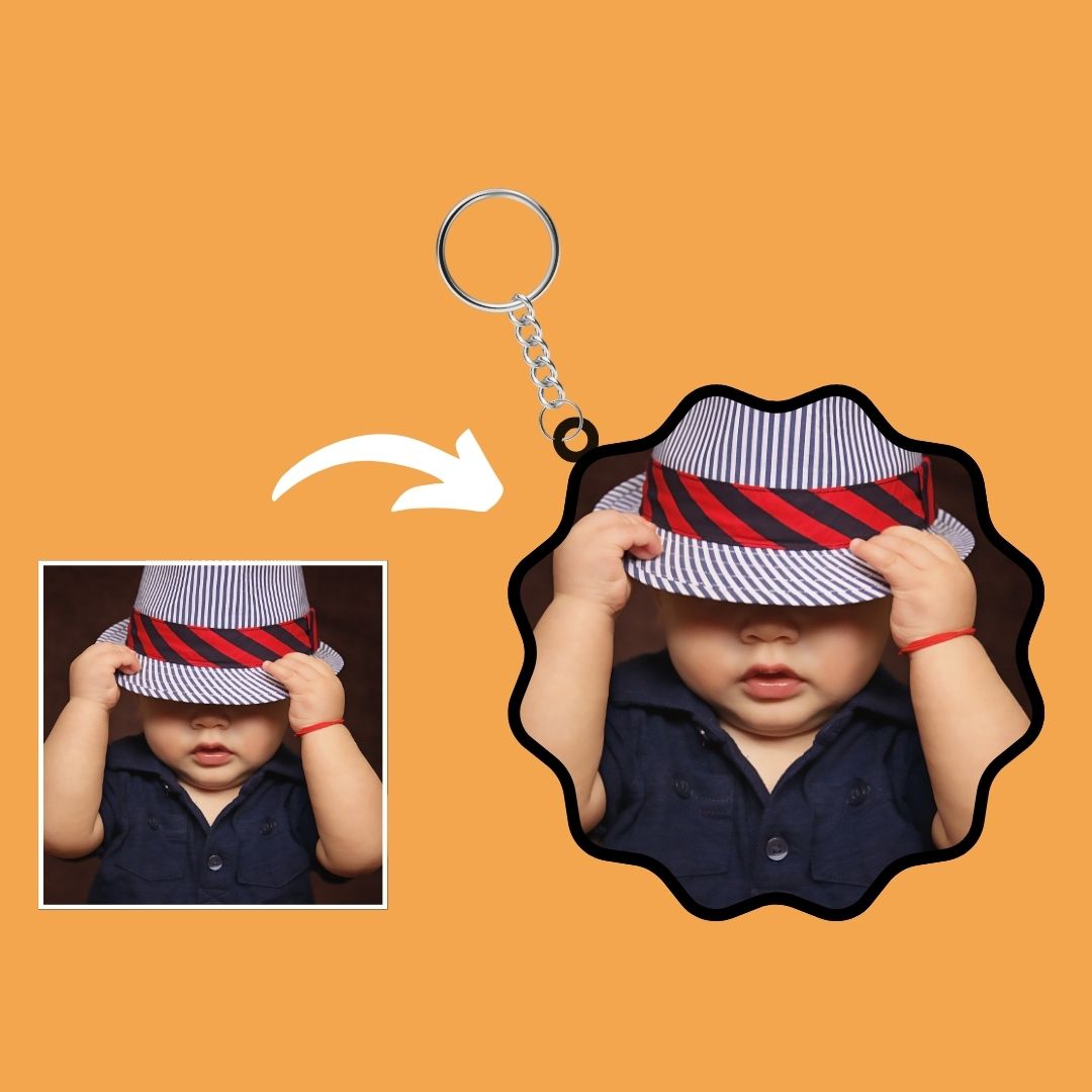 Photo Keychain | Buy Customized Keychain Online India at Zapvi