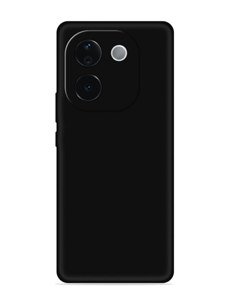 Buy Plain Black Soft Silicone Case for Iqoo Z9S Pro (5G) at Rs. 99 Only ...