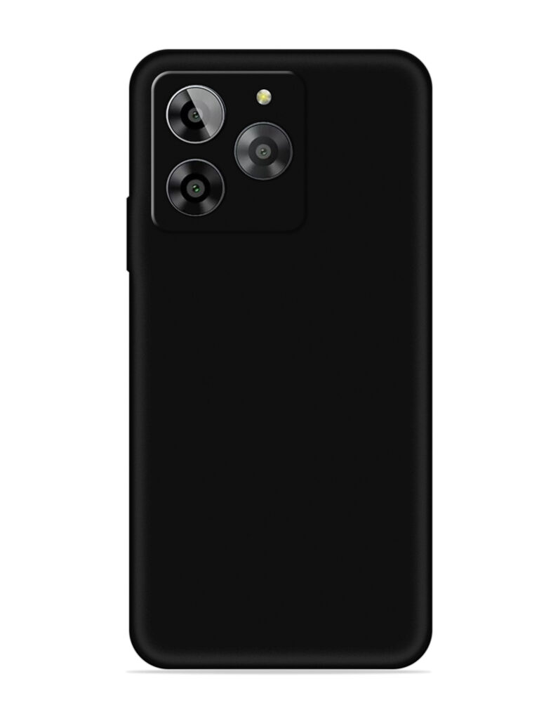 Buy Plain Black Soft Silicone Case for Lava Yuva 3 at Rs. 99 Only - Zapvi