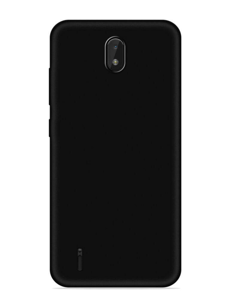 Buy Plain Black Soft Silicone Case for Nokia C01 Plus at Rs. 99 Only ...
