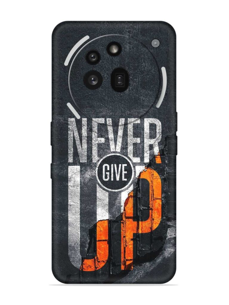 Buy Never Give Up Embossed Soft Silicone Case for Nothing Phone 3A Pro ...