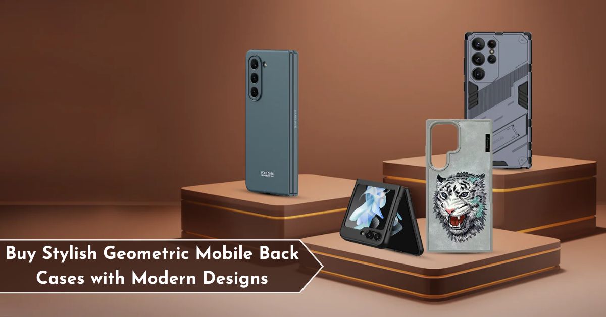 Buy Stylish Geometric Mobile Back Cases with Modern Designs
