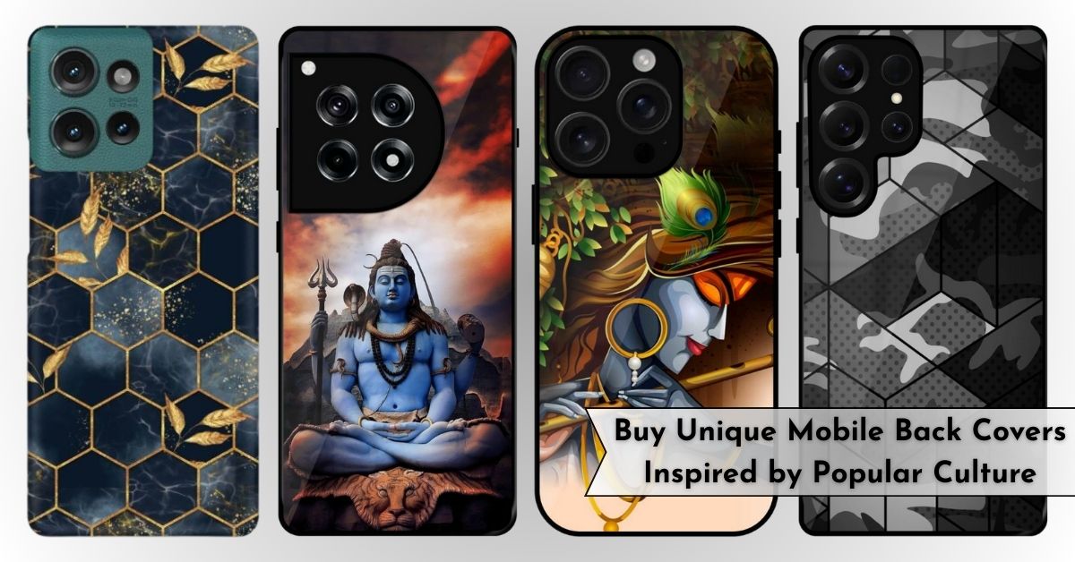 Trendy Designs for Mobile Back Cover Inspired by Pop Culture