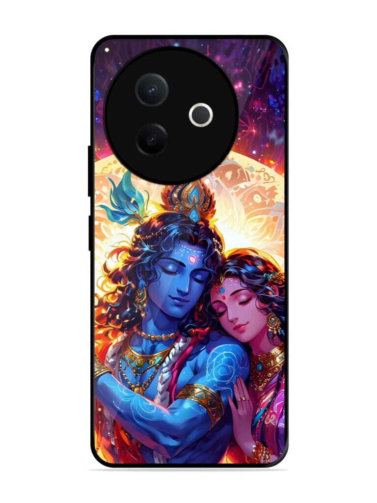 Buy Radha Krishna Art Glossy Metal Phone Cover for Vivo Y39 (5G) at Rs ...
