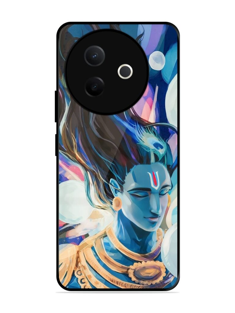 Buy Bhagwan Sri Krishna Glossy Metal Phone Cover for Vivo Y39 (5G) at ...