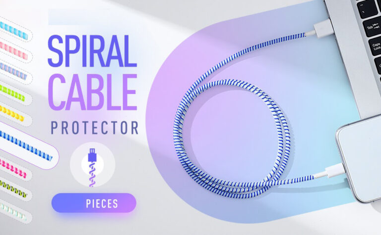 Spiral Cable Protector – Multicolor - Zapvi