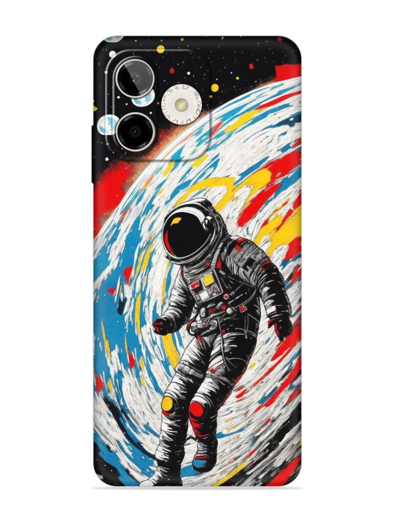 Buy Astronaut Art Embossed Soft Silicone Case for Lava Shark (5G) at Rs ...