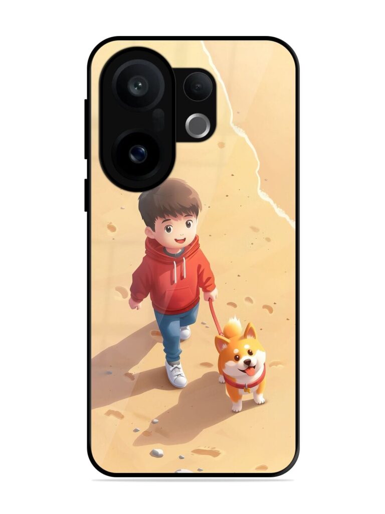 Boy & Cute Dog SoftSnap Case for Vivo X200 FE (5G) - Zapvi